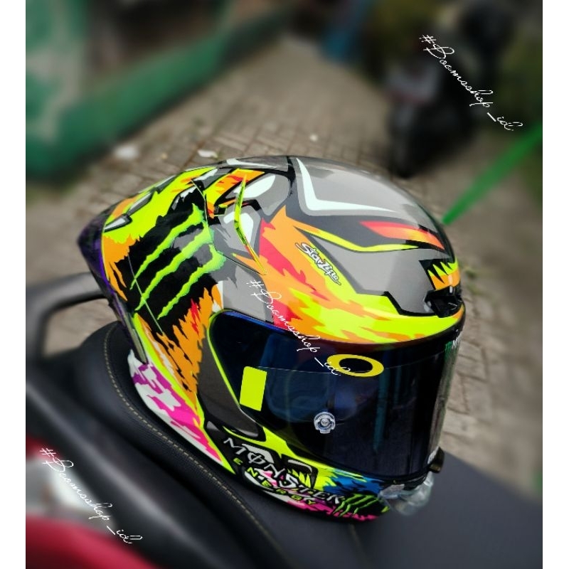 Jual helm kyt tt course repaint livery marco brezzchi | Shopee Indonesia