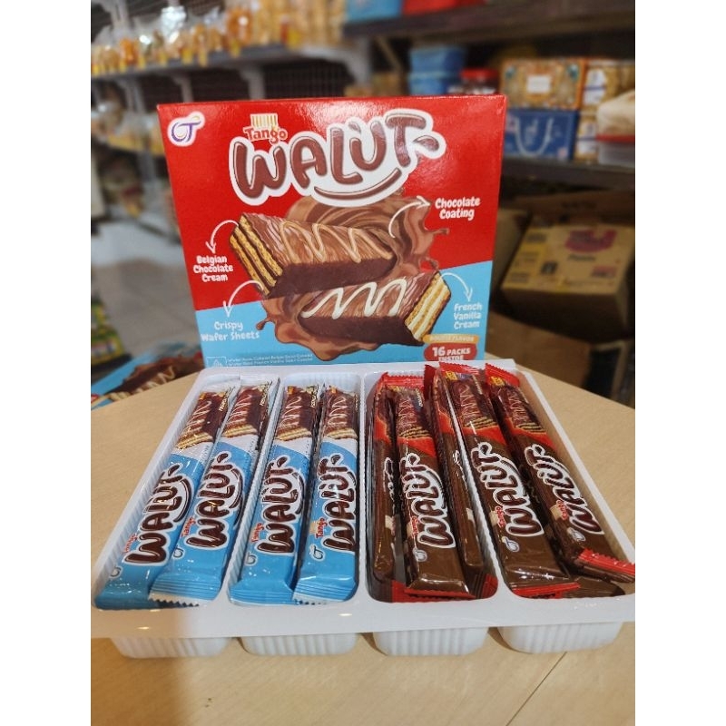 Jual Tango Wafer Walut 16 pack (240 gram) | Shopee Indonesia
