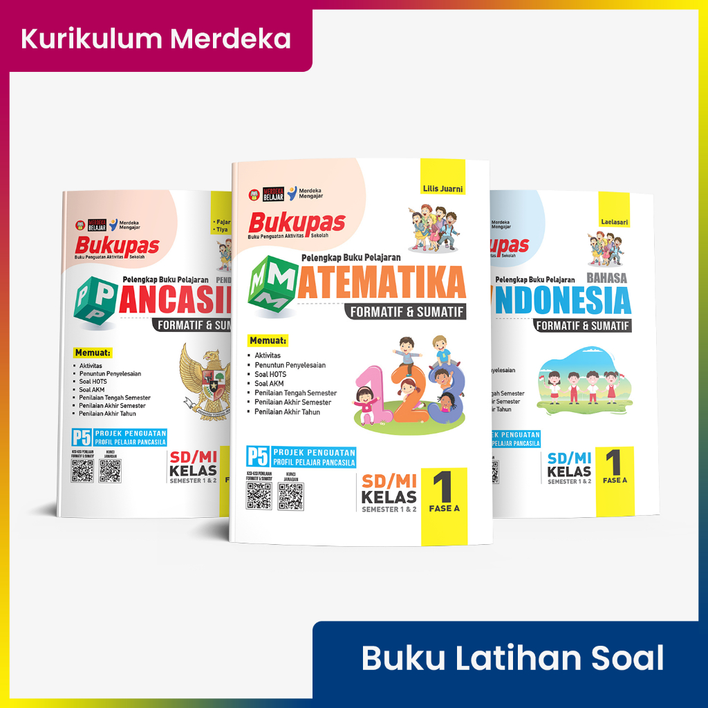 Jual Yrama Widya - Bukupas untuk Siswa SD/MI Kelas 1 (Buku Latihan Soal Kurikulum Merdeka ...