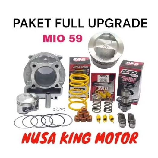 Jual PAKET BORE UP 150 CC MIO 59 160 CC MIO SPORTY BLOK SEHER MIO 58.5 RAC NOKEN AS RACING PAKET ...