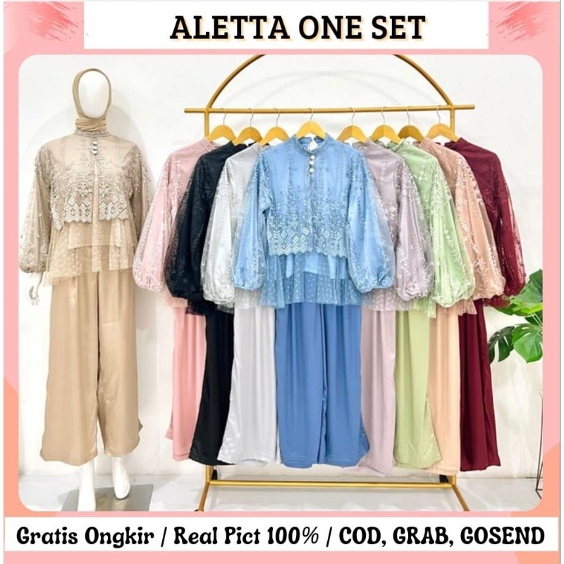 Jual ALETTA ONE SET/ONE SET KONDANGAN/ONE SET LEBARAN/ONE SET BRUKAT ...