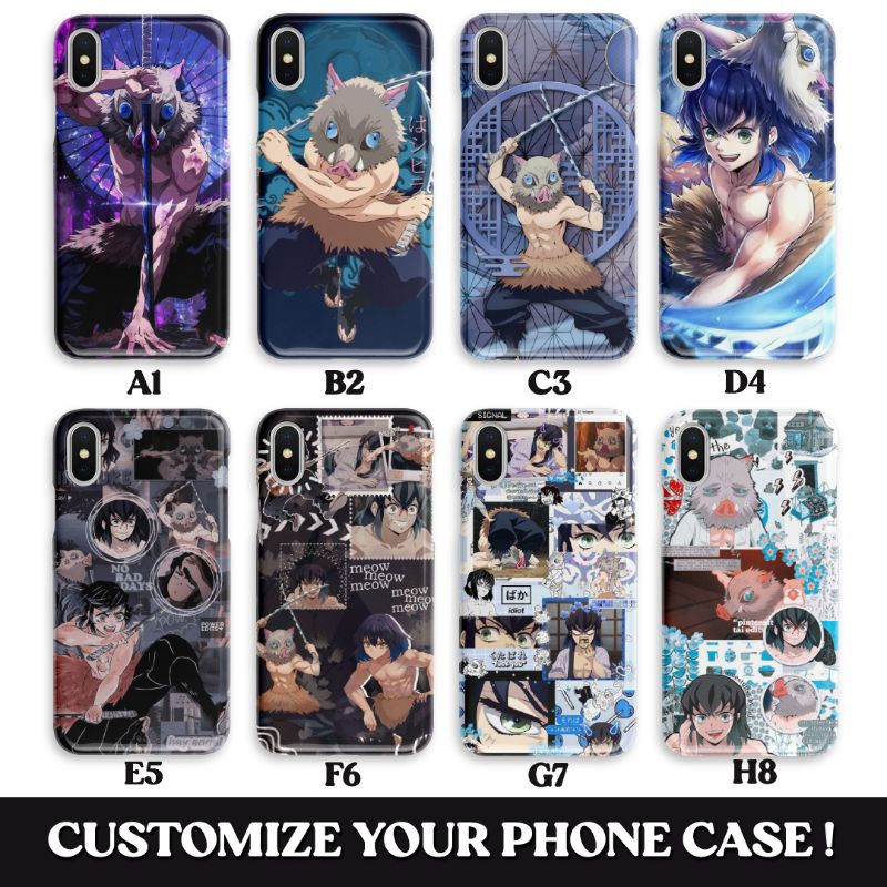 Jual Case Hp Softcase Hardcase Hashibira Inosuke + Bisa Pakai Gambar ...