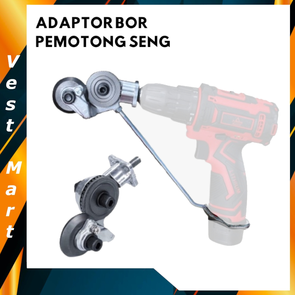 Jual Adaptor Mesin Bor Pemotong Seng Alat Potong Lembaran Logam Plat ...
