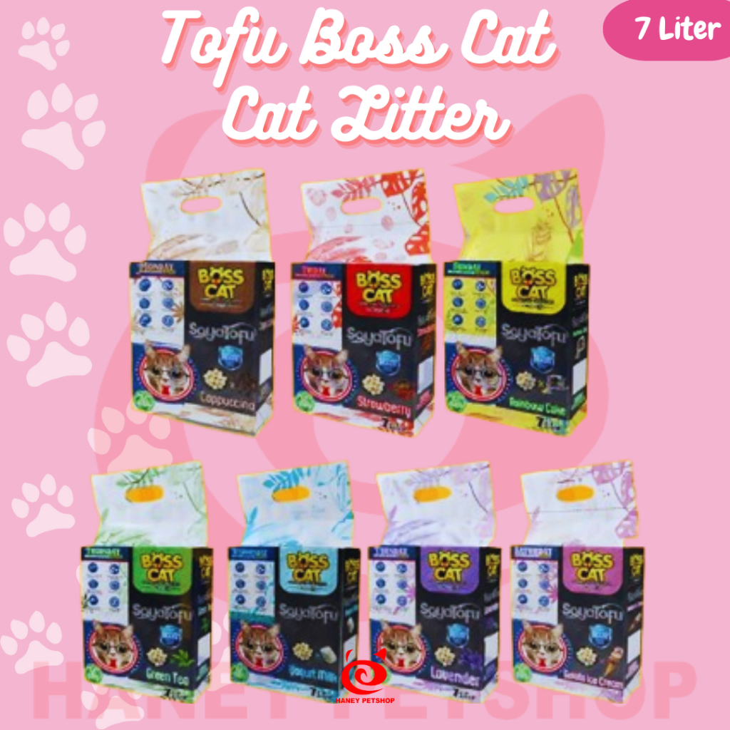 Jual Tofu Boss Cat Pasir Kucing Gumpal Wangi Tofu Soya Cat Litter 7 ...