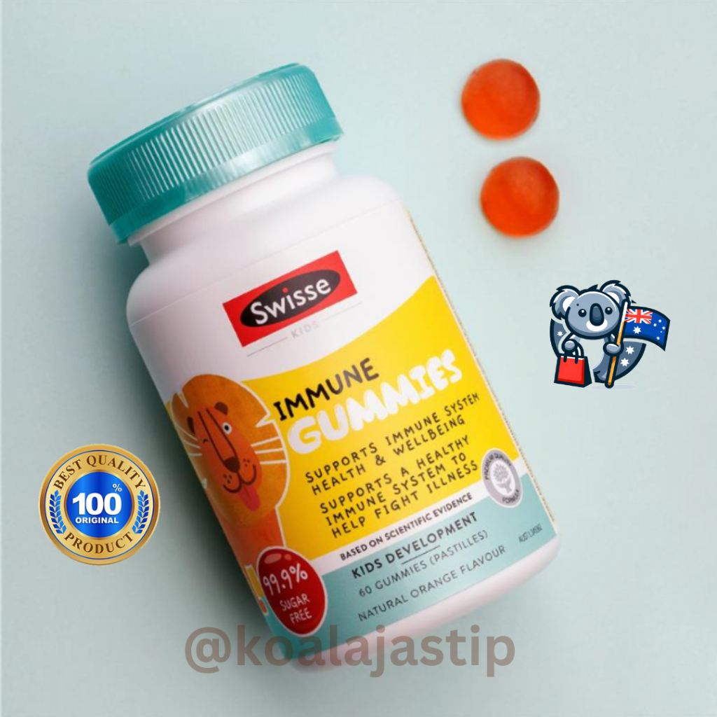 Jual Swisse Kids Immune Gummies For Immune System Health And Wellbeing 60 Pack | Shopee Indonesia