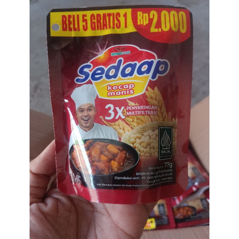 Jual (77 GRAM) KECAP SEDAP 2000 AN | Shopee Indonesia
