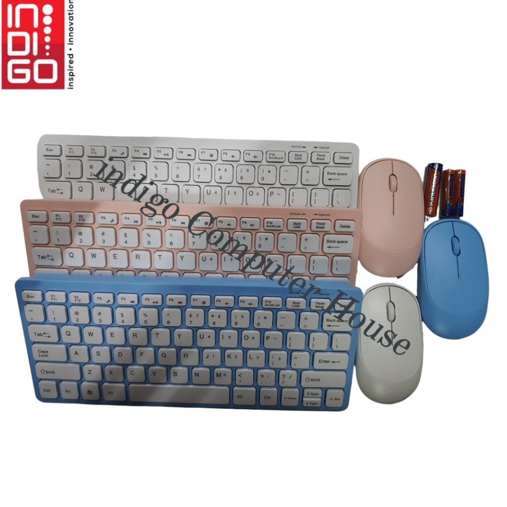 Jual PAKET KEYBOARD WIRELESS + MOUSE WIRELESS COMBO SET GKM901 ...