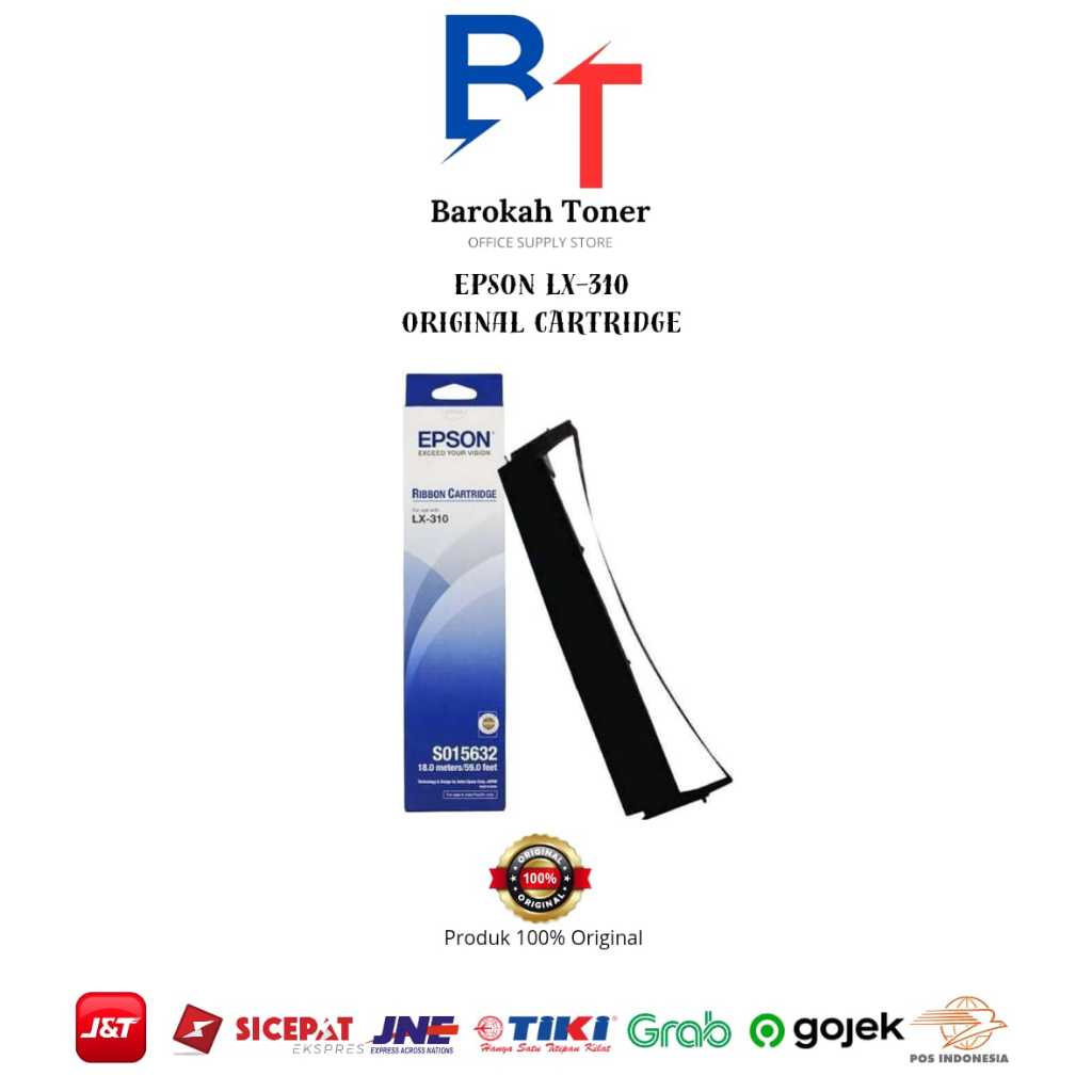 Jual ribbon cartridge pita epson lx 310 original | Shopee Indonesia
