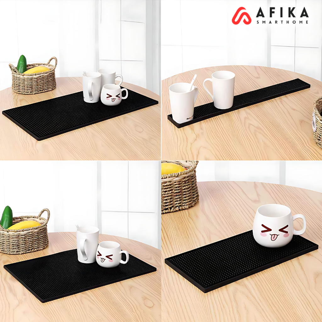 Jual Bar Mat Rubber Spill Proof Antislip Tatakan Gelas Alas Meja ...