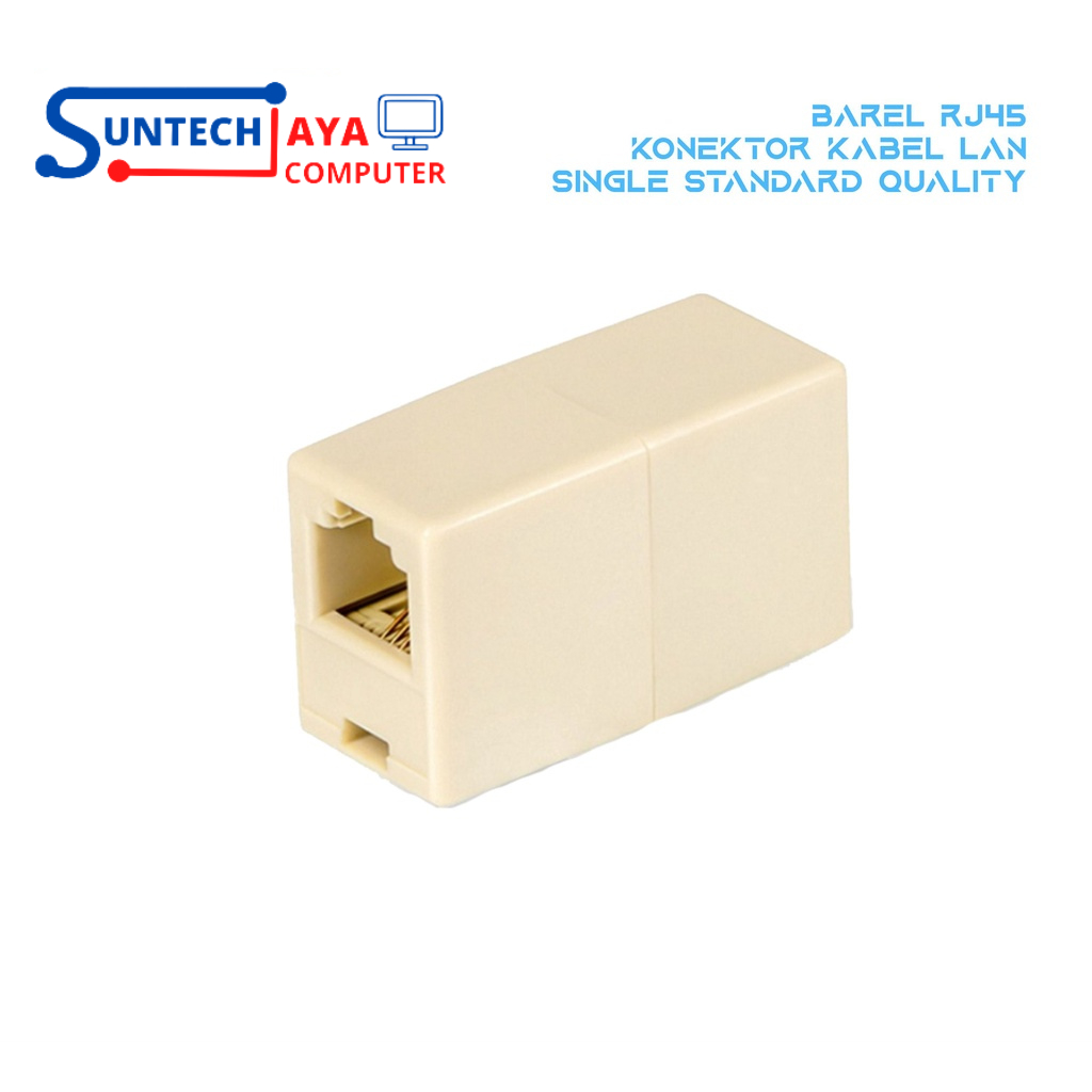 Jual BAREL RJ45 Coupler Female to Female/ Barel Sambungan LAN RJ 45 ...