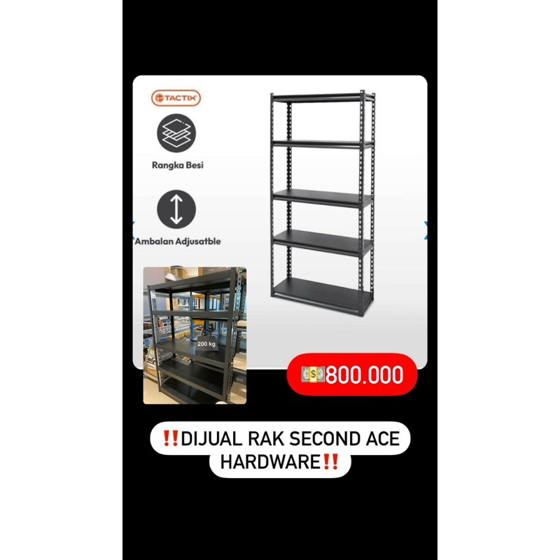 Jual RAK BESI SECOND Rak Besi Original Krisbow | Shopee Indonesia