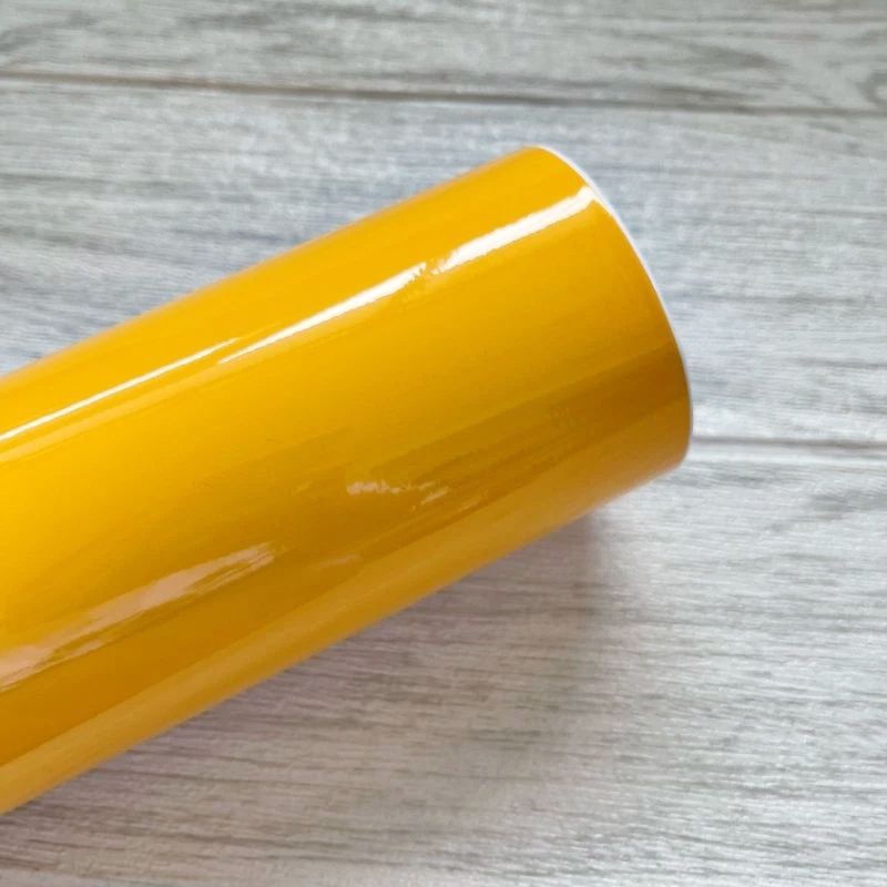 Jual Skotlet Stiker Warna Kuning Tua Glossy Lebar 45 Cm | Shopee Indonesia