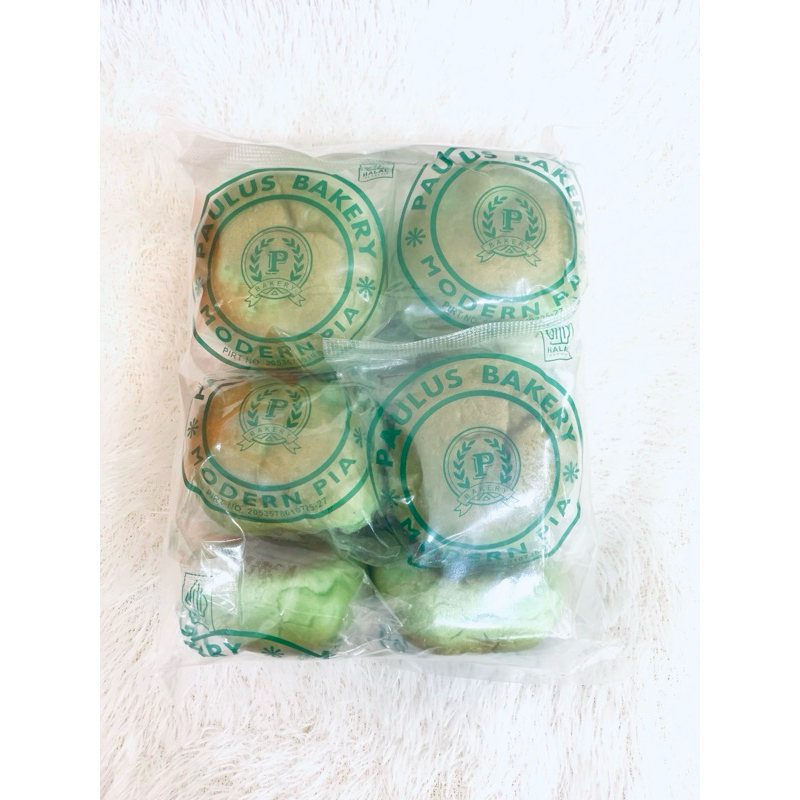 Jual Roti Pia Basah Pandan Kelapa (10 pcs) - Paulus Bakery Surabaya ...