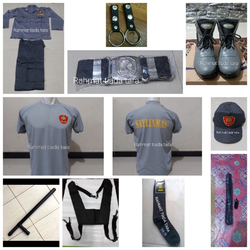 Jual 1 PAKET LENGKAP SERAGAM LINMAS TERBARU,SERAGAM LINMAS ABU2,BAJU ...