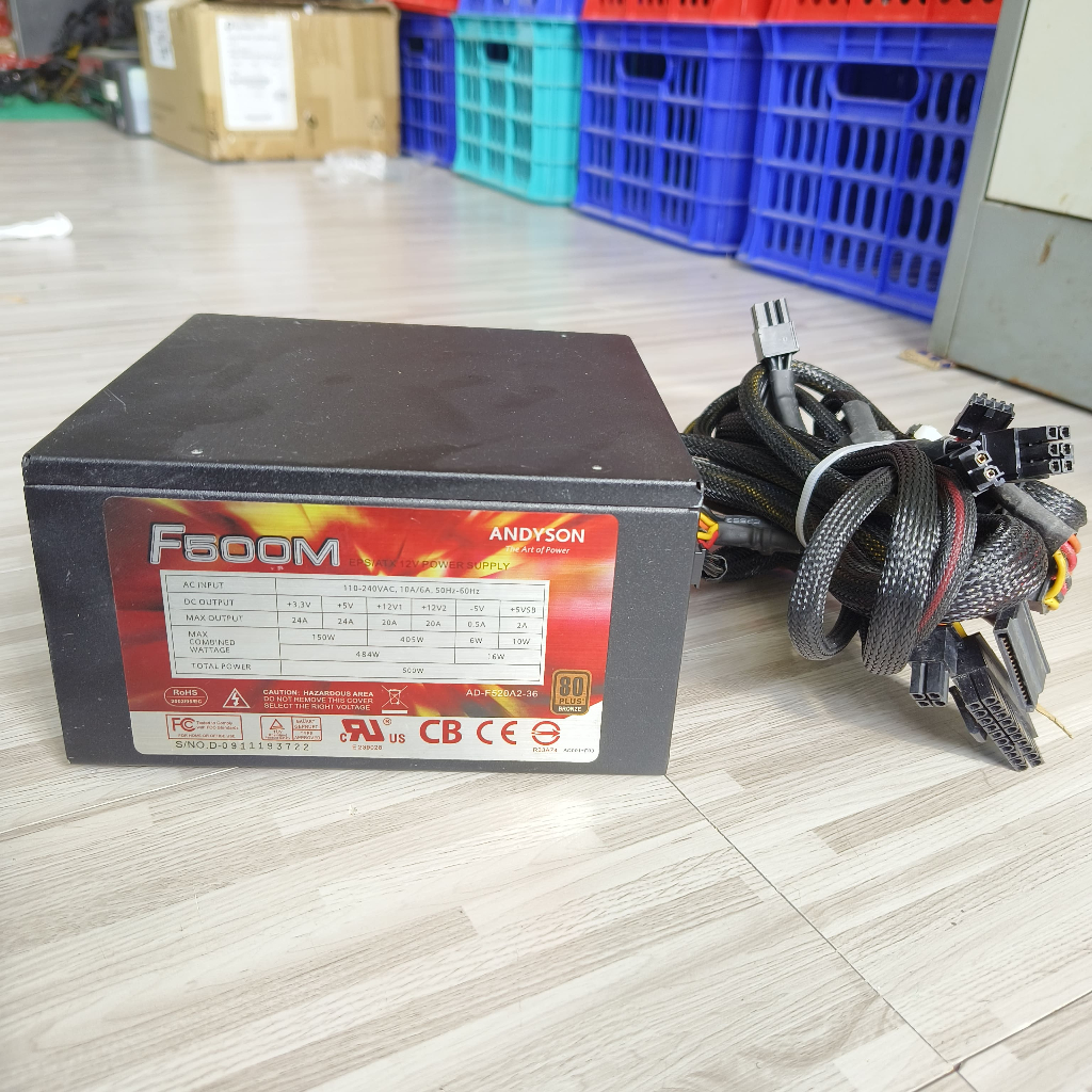 Jual PSU GAMING ANDYSON 500W 80+ BRONZE MODULAR | Shopee Indonesia