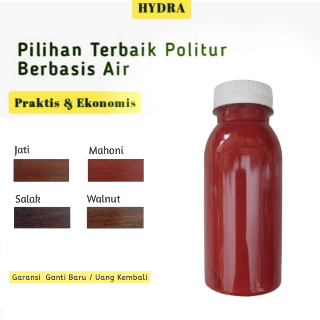 Jual Politur Kayu Bambu Rotan Triplek Lisplang GRC Warna Coklat Tua ...