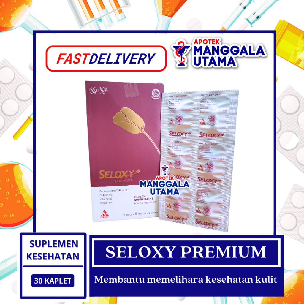 Jual SELOXY PREMIUM SUPLEMEN PER STRIP 6 TABLET | Shopee Indonesia
