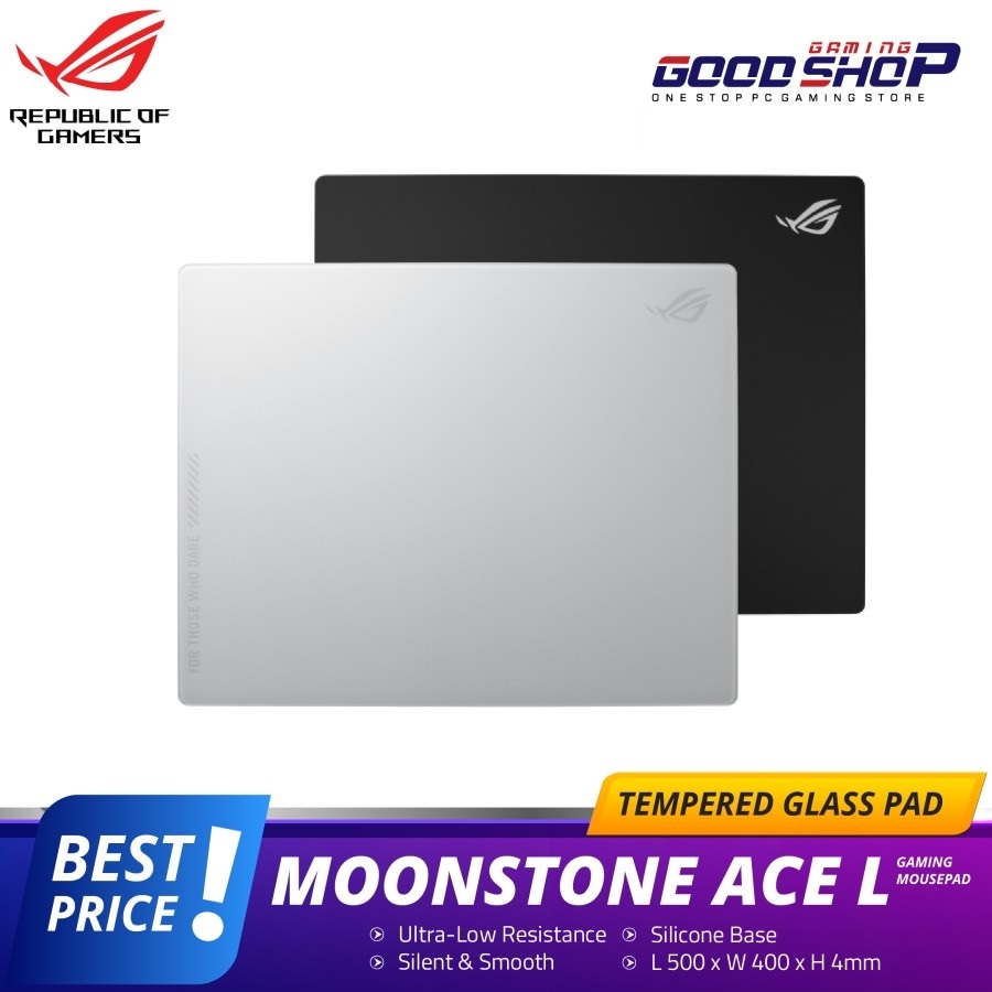 Jual ASUS ROG Moonstone Ace L - Large Gaming Mouse Pad | Shopee Indonesia
