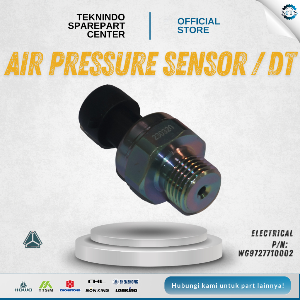 Jual Air pressure sensor / DT | WG9727710002 | Type Model: Dump Truck ...