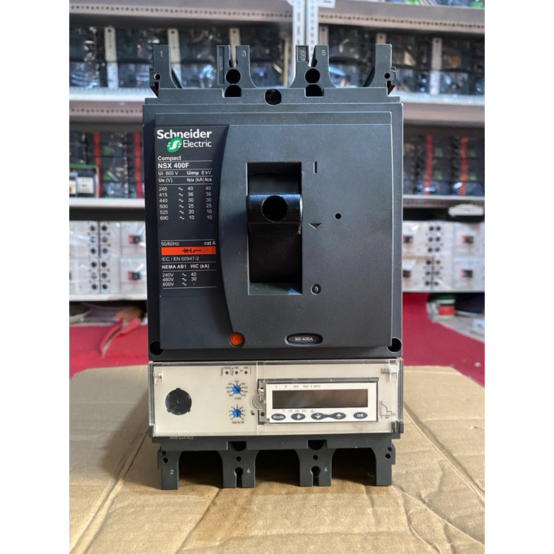 Jual MCCB SCHNEIDER NSX400F 3P 400A 36KA MICROLOGIC 5,3KA ORIGINAL ...