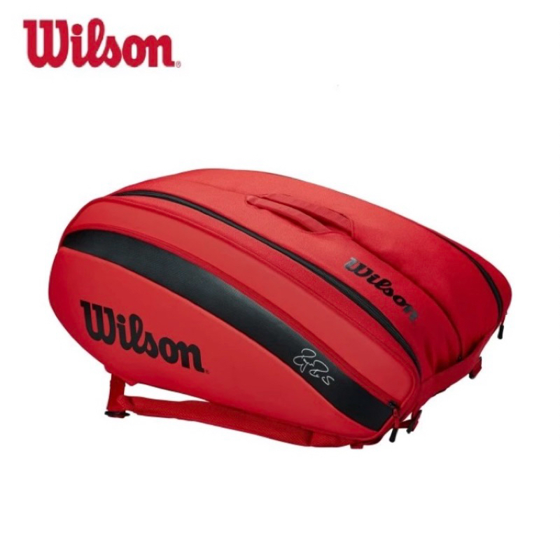 Jual Tas Tennis “Wilson Bag DNA Roger frederer” warna merah | Shopee ...