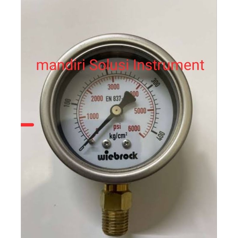 Jual PRESSURE GAUGE MANOMETER 6000 PSI 400 KG BAR & Jasa kalibrasi ...