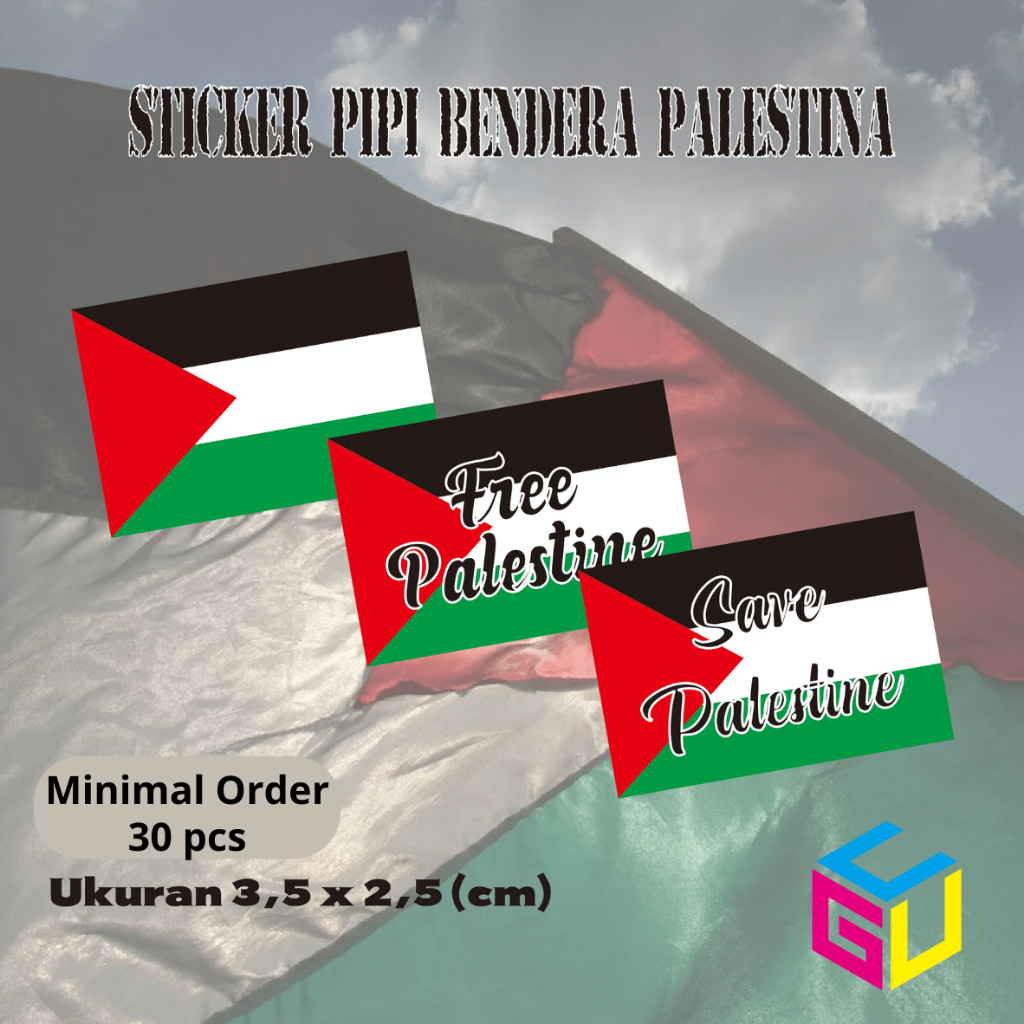 Jual Sticker Pipi Bendera Paliestina Palestine Stiker Palestina ...