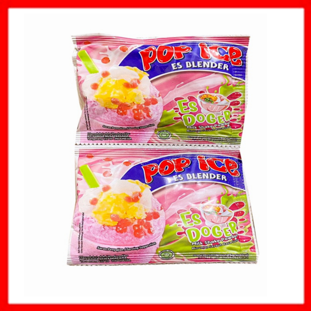 Jual POP ICE RASA ES DOGER RENCENG ISI 10 SACHET @ 25 GRAM | Shopee ...