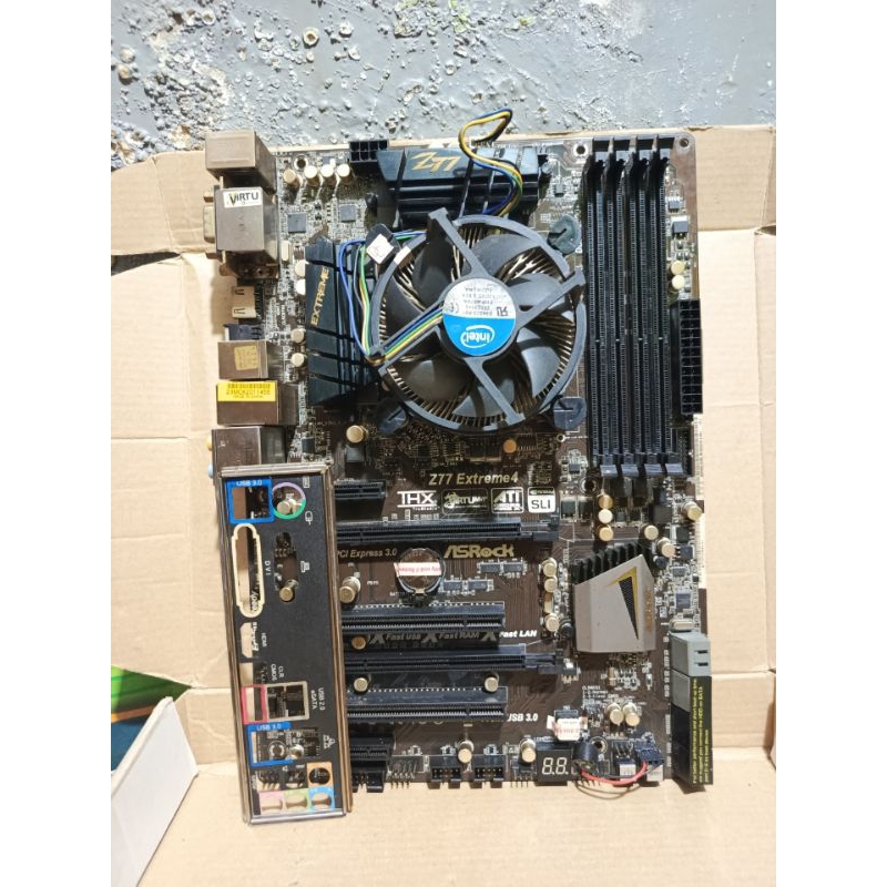 Jual Paketan Motherboard Mobo ASrock Z77 Processor Intel i5 3570 Plus ...