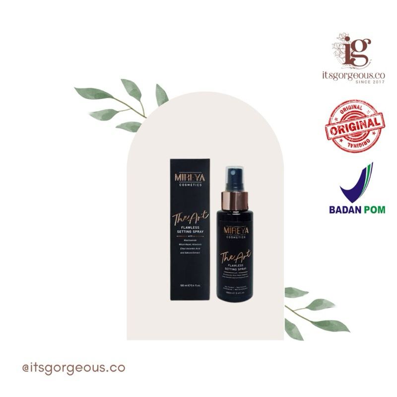 Jual MIREYA THE ART FLAWLESS SETTING SPRAY 100ML [BPOM APPROVED] [READY ...