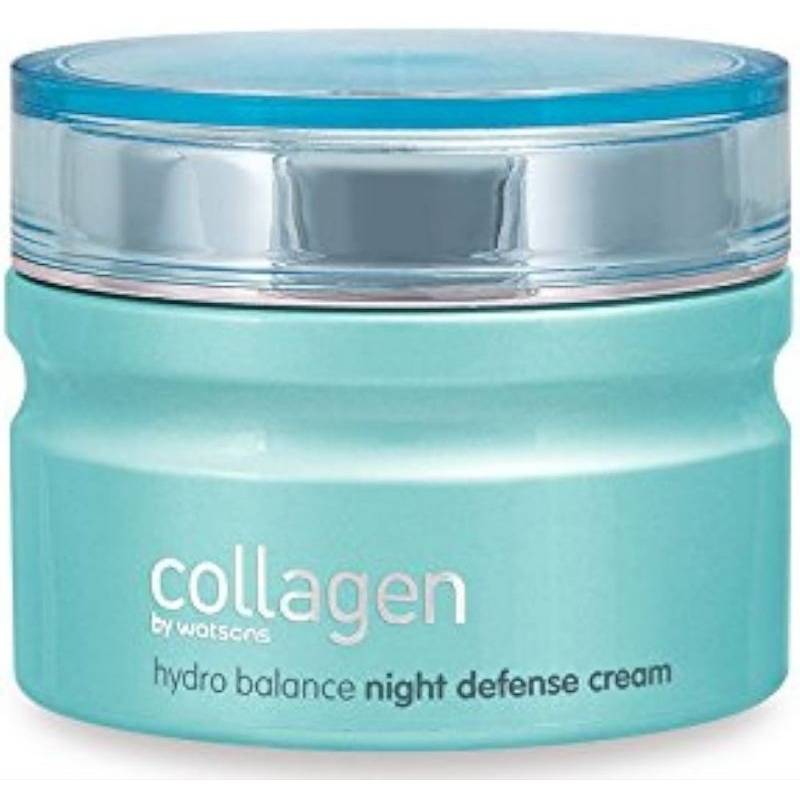 Jual Watsons COLLAGEN hydro balance night defense cream 50 ml | Shopee ...