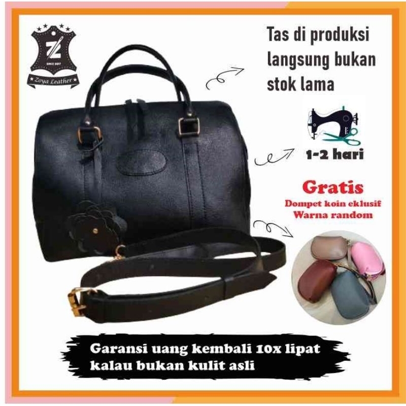 Jual TAS KULIT SAPI ASLI TAS WANITA | Shopee Indonesia