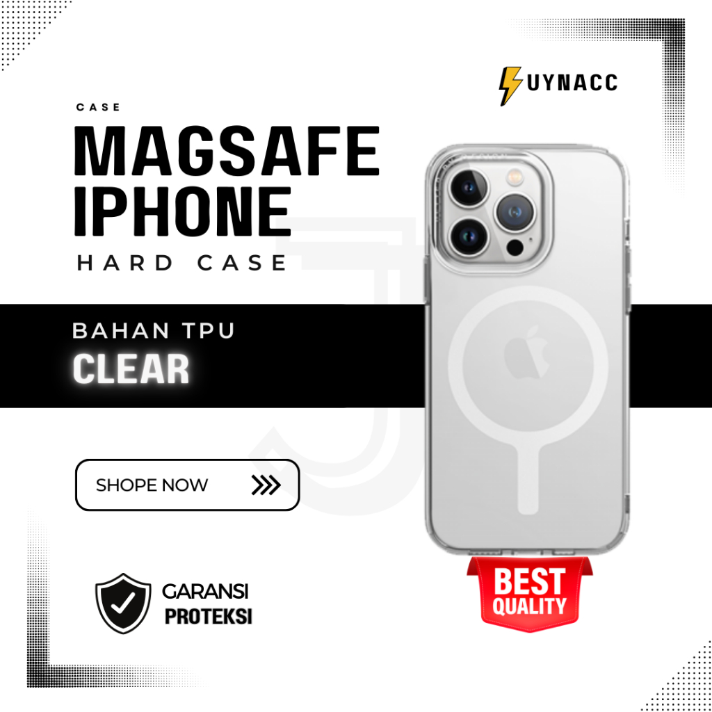Jual Case Casing iPhone Magsafe Magnet 8 X XR XS 11 12 13 14 15 16 Pro ...