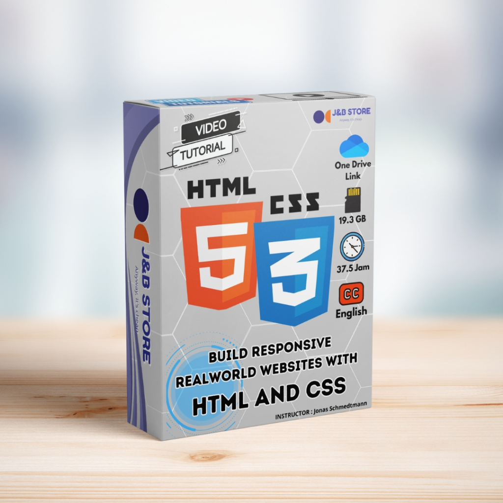 Jual Video Tutorial Html And Css Build Responsive Real World Websites With Html And Css Shopee