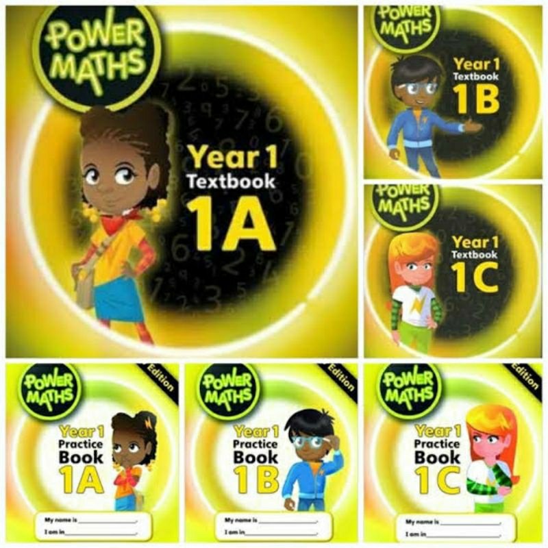Jual Power maths pearson year 1 textbook practice book text work book primary students sd kelas ...