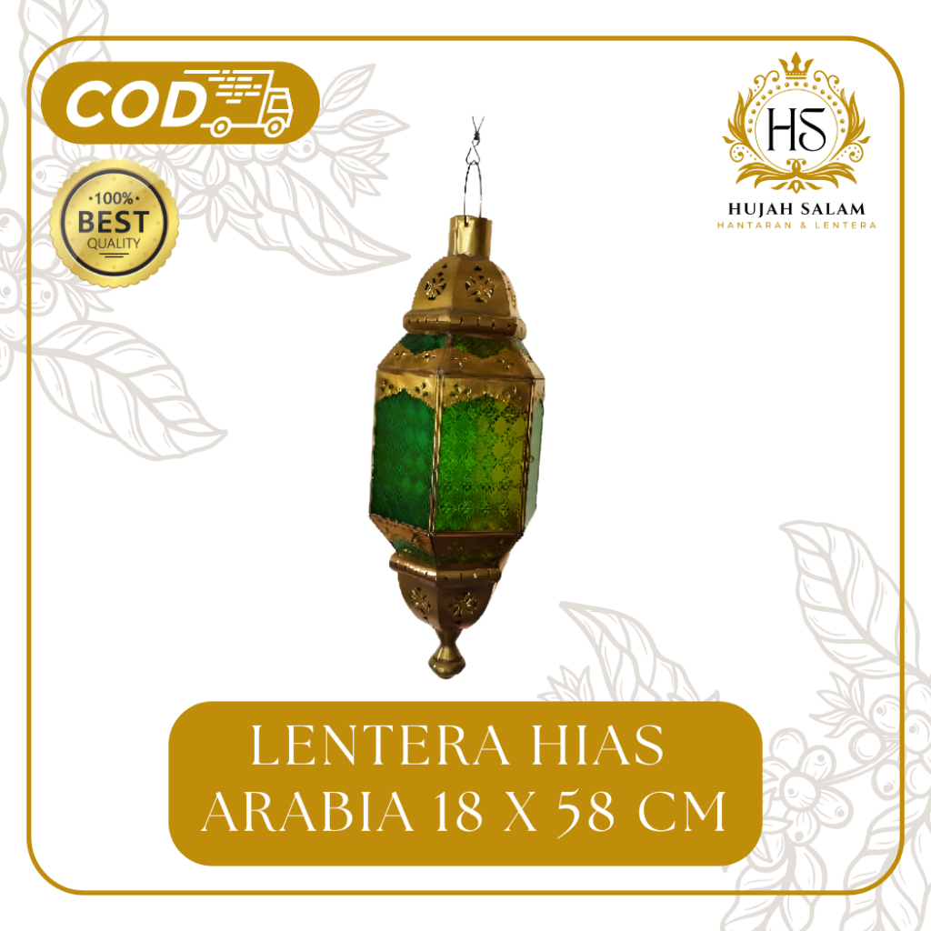 Jual LENTERA LAMPU LED HIAS GANTUNG DEKORASI ARABIAN MARCOCO DENGAN ...