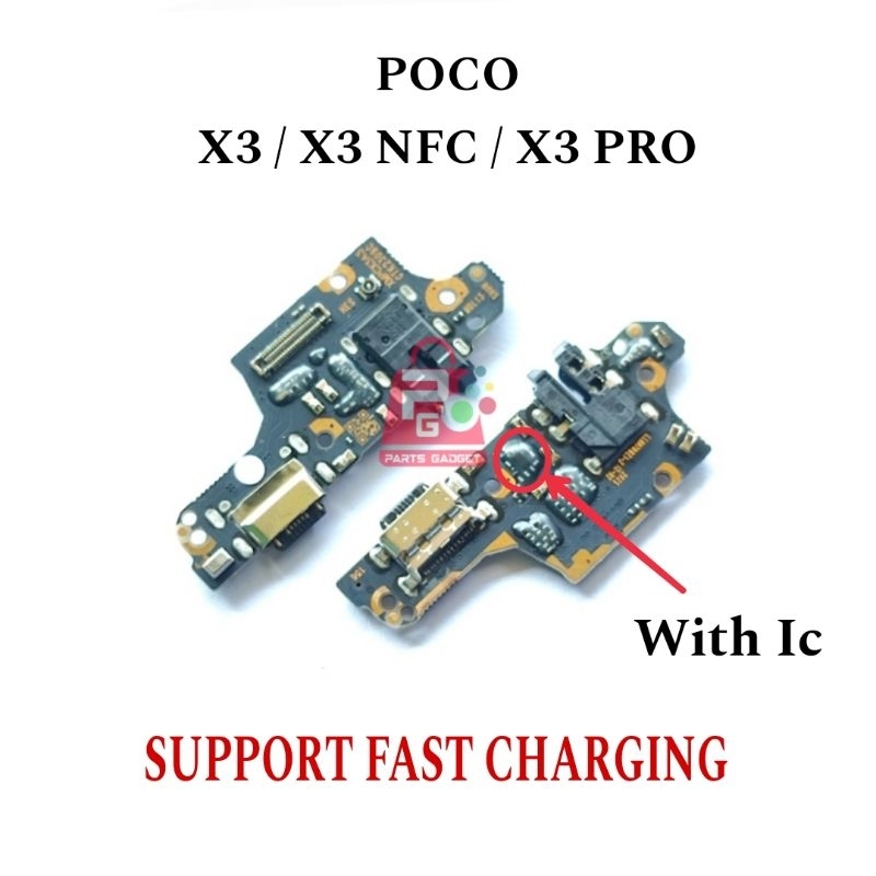Jual Konektor Charger Poco X3 X3 NFC X3 Pro With Ic Pcb Board Papan Cas ...
