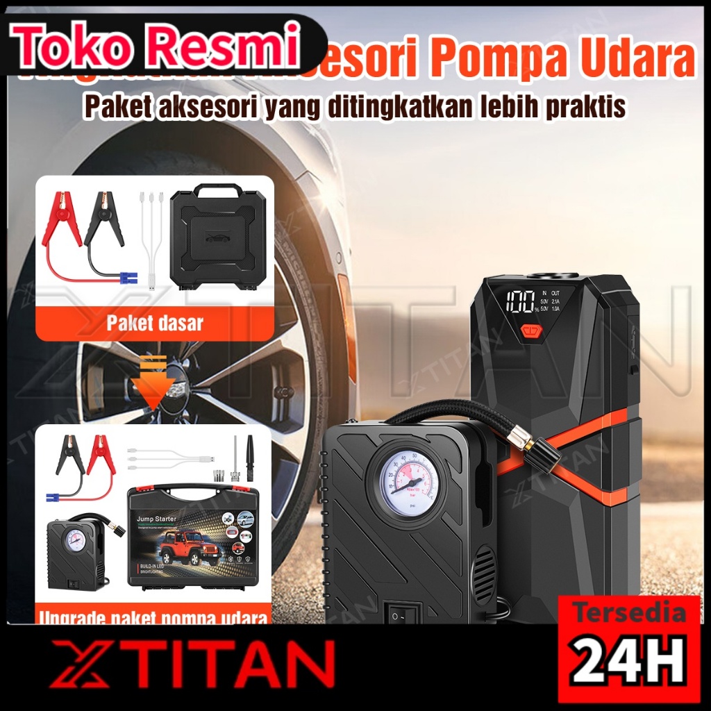 Jual 【Garansi 5 Tahun】 XTITAN 12V 128000MAH Jumper Mobil Powerbank Jumper Mobil Power Bank ...