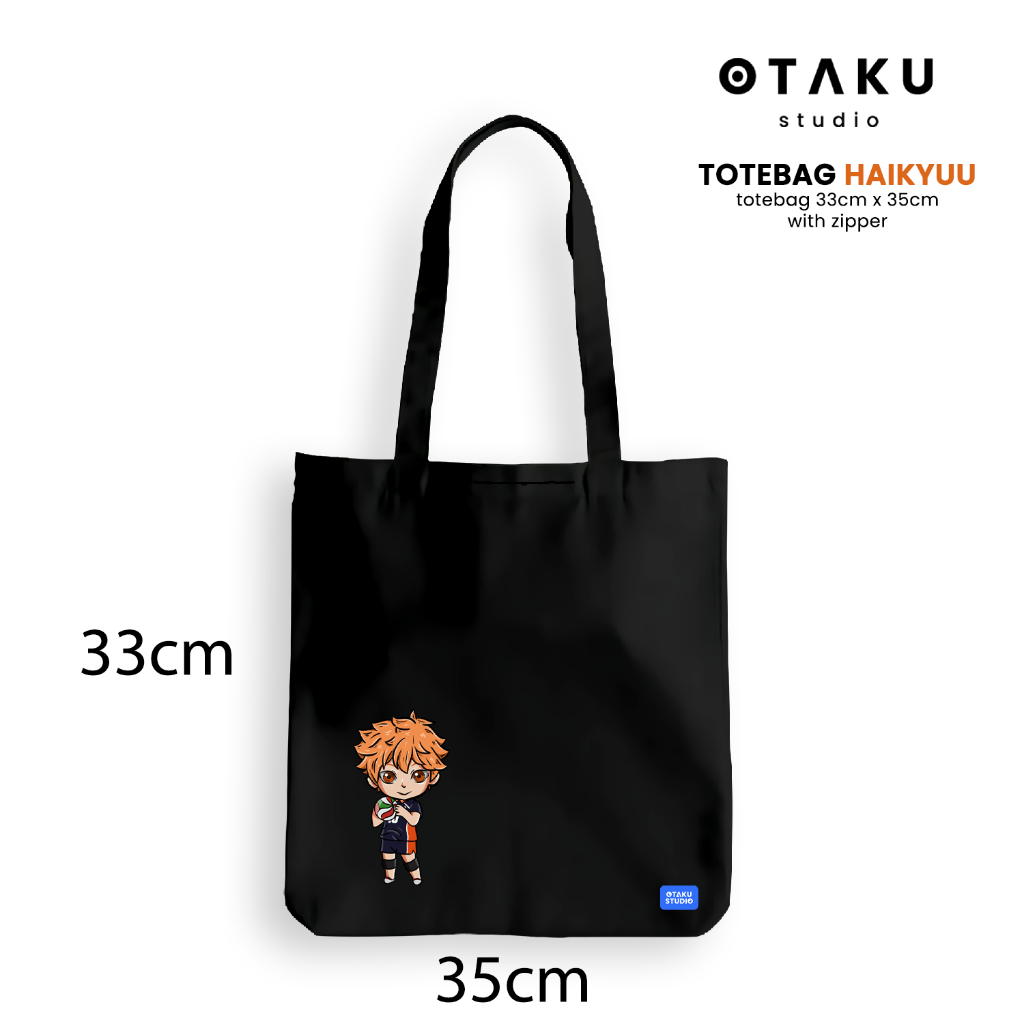 Jual Otaku Studio - Tas Totebag Kanvas Anime Haiyuu Hinata Shoto Chibi ...