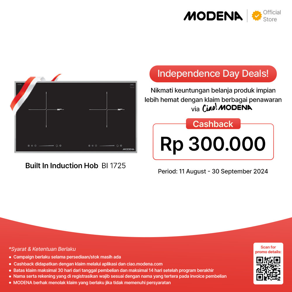 Jual MODENA Built-in Induction Hob - BI 1725 | Shopee Indonesia