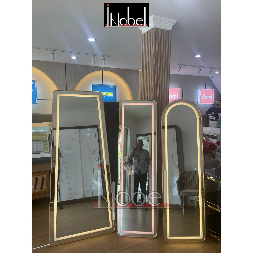 Jual Cermin Standing LED Full Body Cermin Berdiri Cermin Kamar Cermin ...