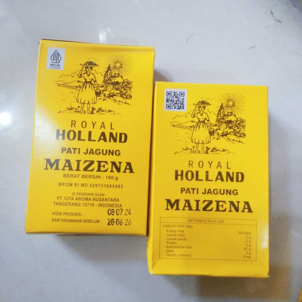 Jual Royal Holland Maizena 160gr / Tepung Maizena kotak kecil ...