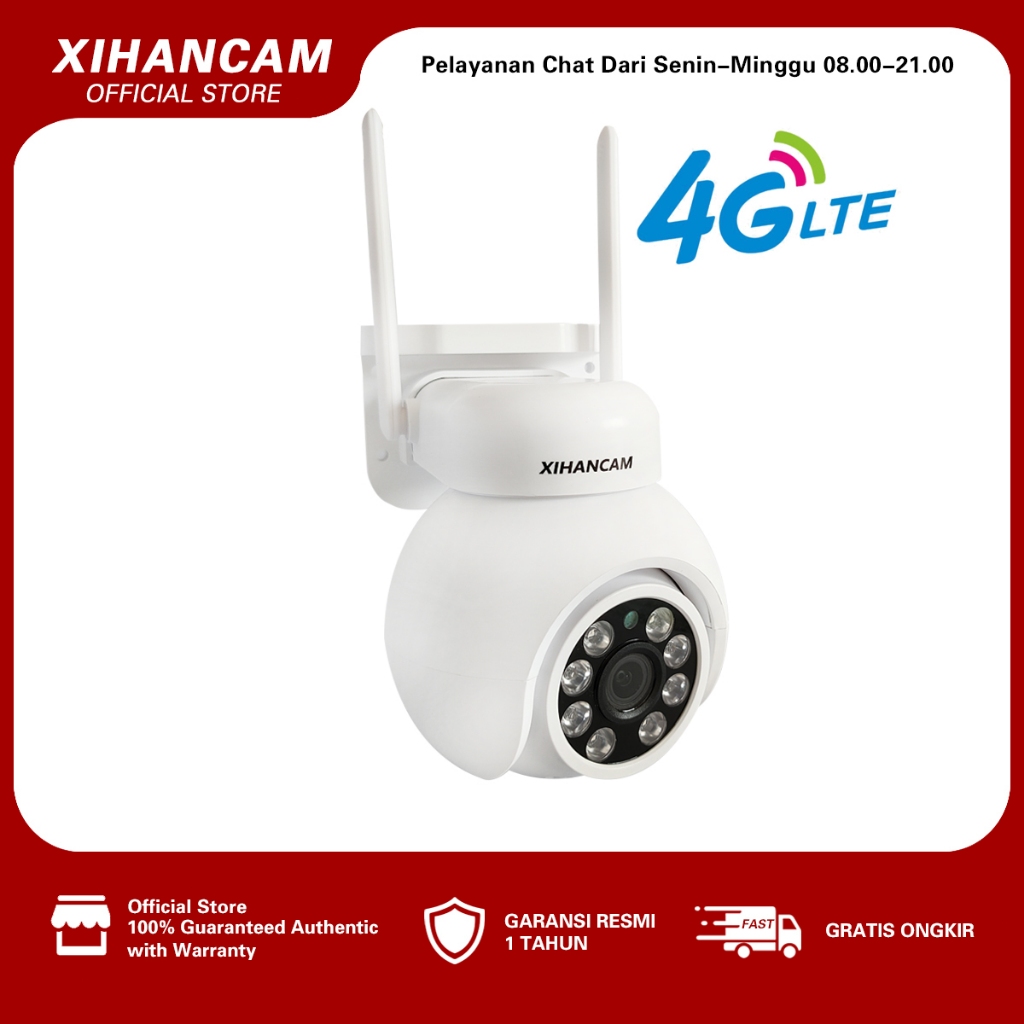 Jual XIHANCAM CCTV Sim Card 4G IP Kamera Outdoor Waterproof CCTV 360 ...