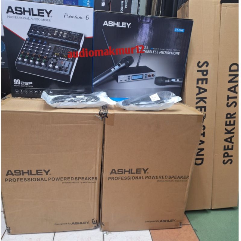 Jual Paket Sound System Ashley Milan a10 10 Inch Original Komplit Mixer ...