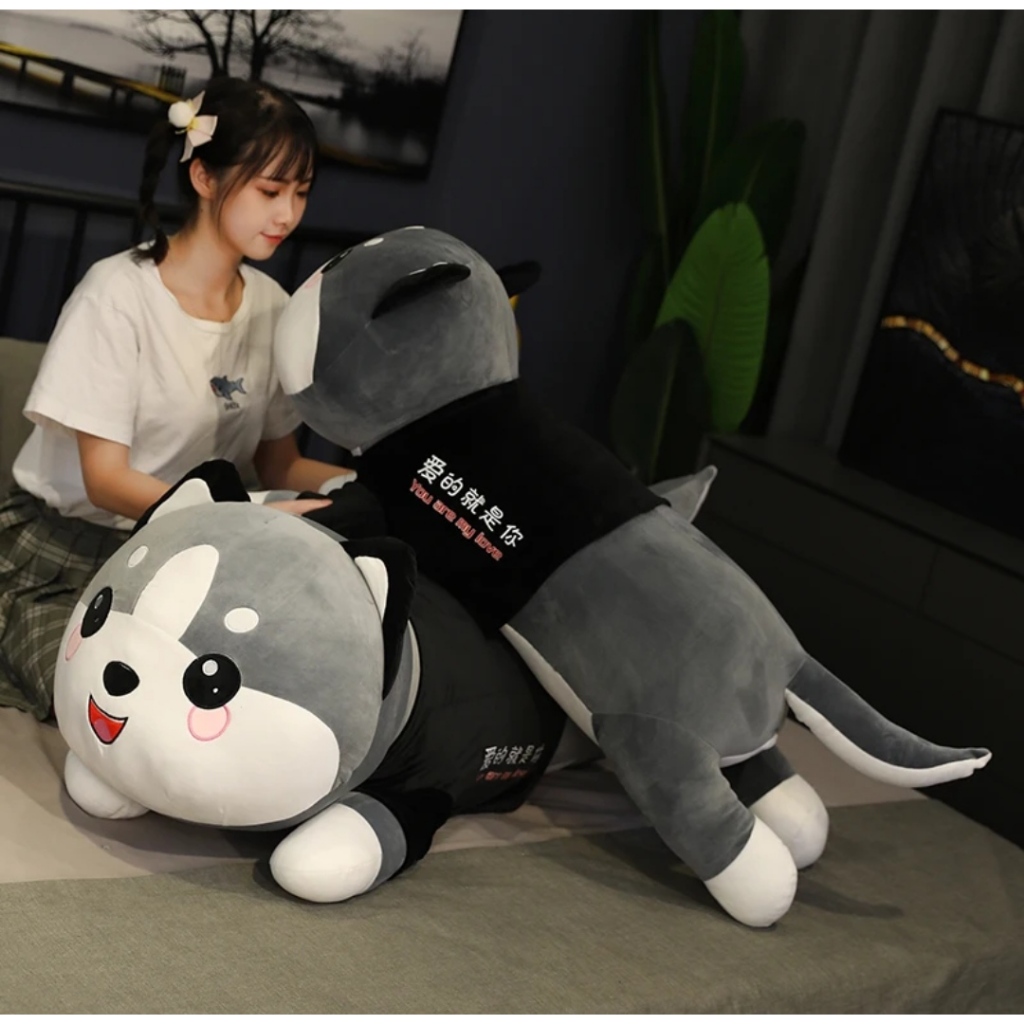 Jual Bantal Guling Kucing Lying JUMBO 100cm Boneka Kucing Jumbo Bahan ...