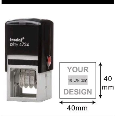 Jual Stempel Trodat Tanggal tipe 4724 (40x40mm) Stempel Perusahaan ...