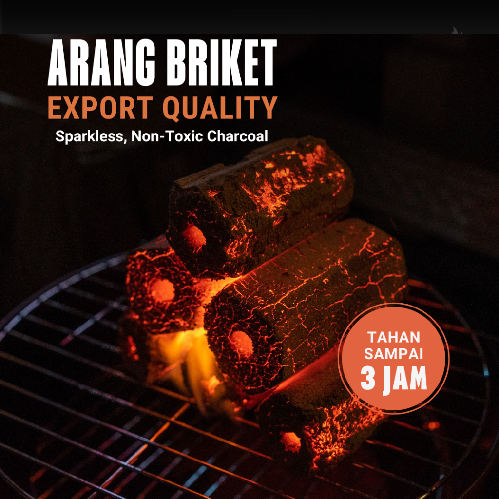Jual Briket Arang Hexagonal Panas Tahan Lama Tanpa Asap - Arang Briket ...