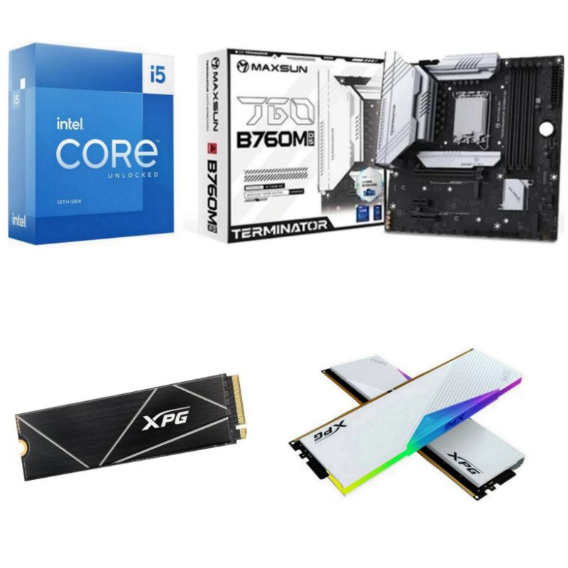 Jual Paket Processor Intel Core i5 13400F Box Gen 13 LGA 1700 DDR5 B760 Gaming Wifi | Shopee ...