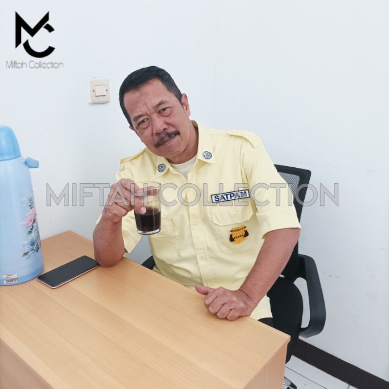Jual Seragam Satpam Pdh Cream Terbaru Pakaian Dinas Harian Nyaman ...
