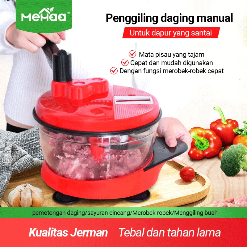 Jual Trend - 2.5 Liter Chopper Manual Blender Putar Besar - Penggiling ...